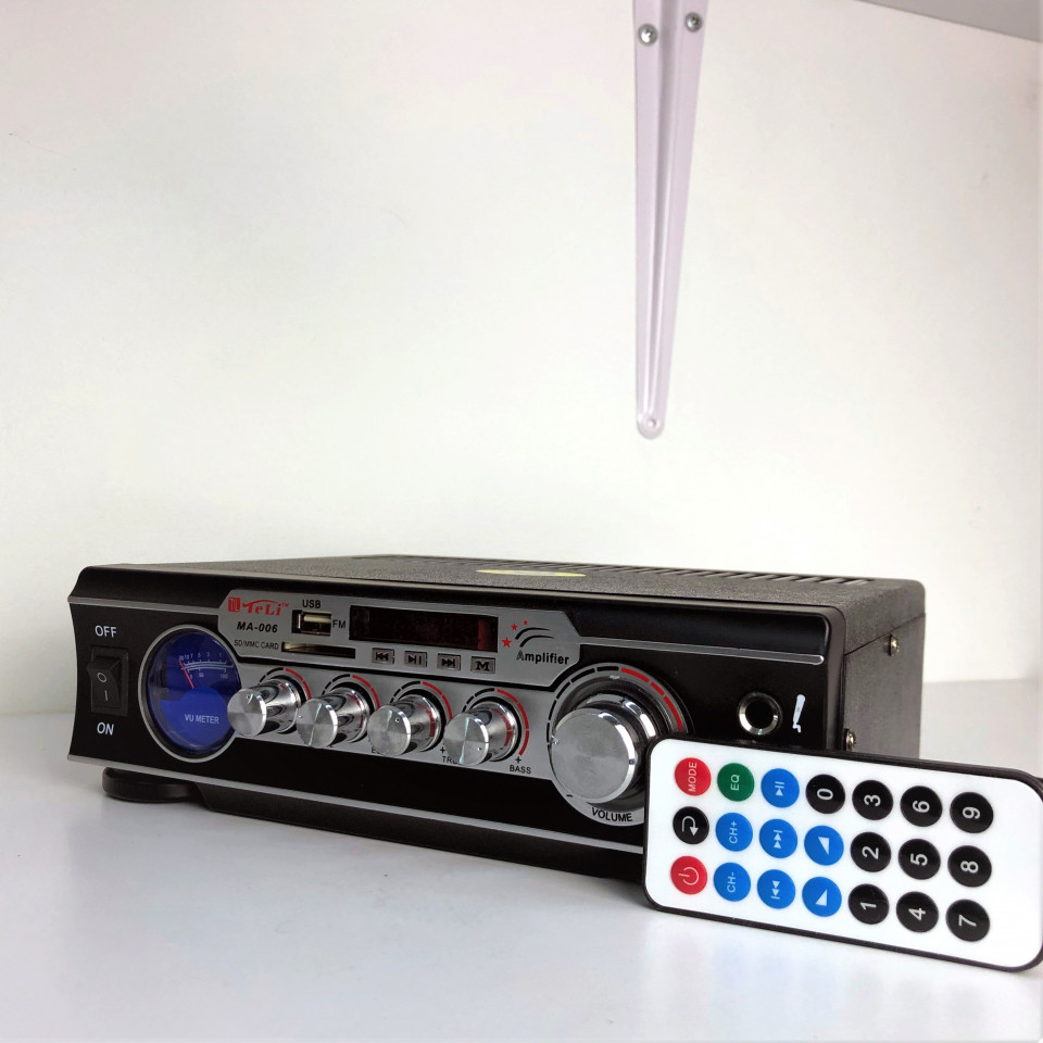 Statie Karaoke cu USB - Amplificator Boxe pasive, Difuzoare Stereo, 2 ...