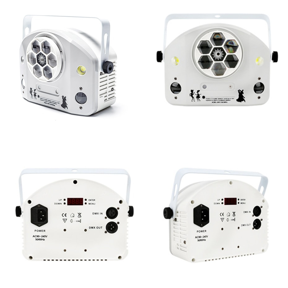 Efecte lumini LED 4 in 1 - Laser, Proiector forme, Stroboscop, Bee Eye