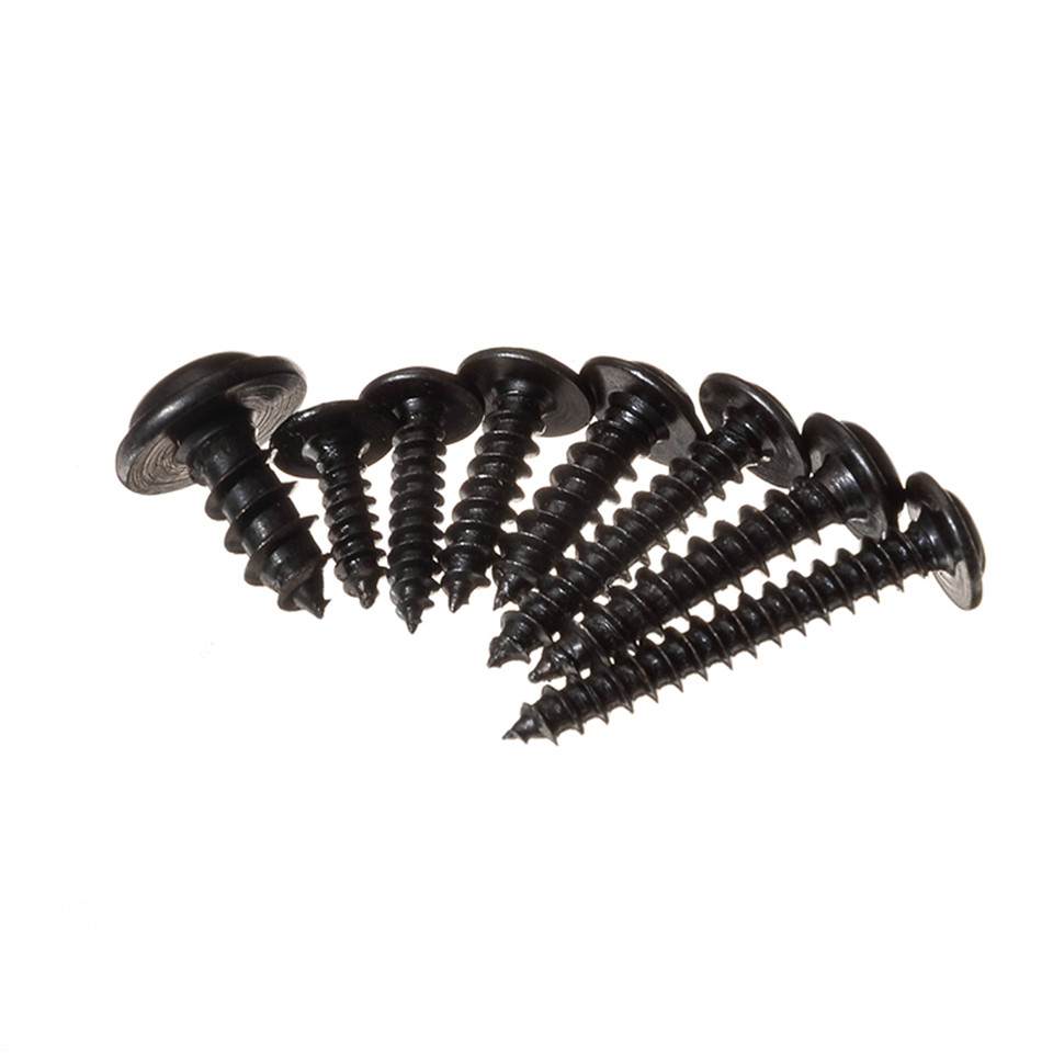 Suruburi negre autofiletante, M2,9/M3,5/M4/M4,8 dimensiuni, set 200 ...