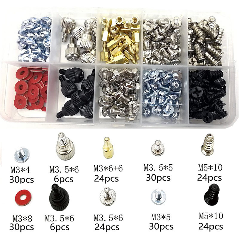 Set asortat de suruburi pentru computer, 228 bucati SmallGear