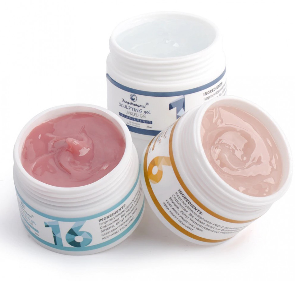 GEL UV CONSTRUCTIE FSM 15ML - NR 01 - CLEAR