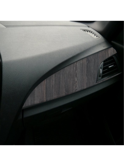 Folie Auto Colantare Trimuri, Model Stejar Gri Inchis, 100 x 45cm