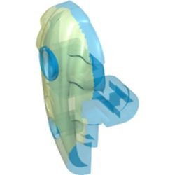 44813pb01-60G Bionicle Wapen met Marble patroon wit, melkachtig NIEUW