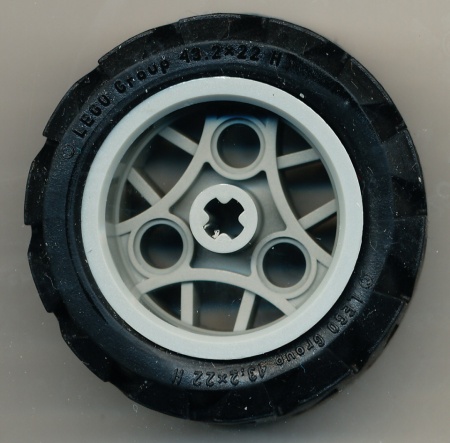 44292c01-9 Wiel 30.4mmx20mm met 3 pingaten en zwarte truckband 43.2x22 ...