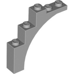 76768-120 Steen, halve boog 1x5x4 VERSTEVIGD (trapsgewijs) bruin ...