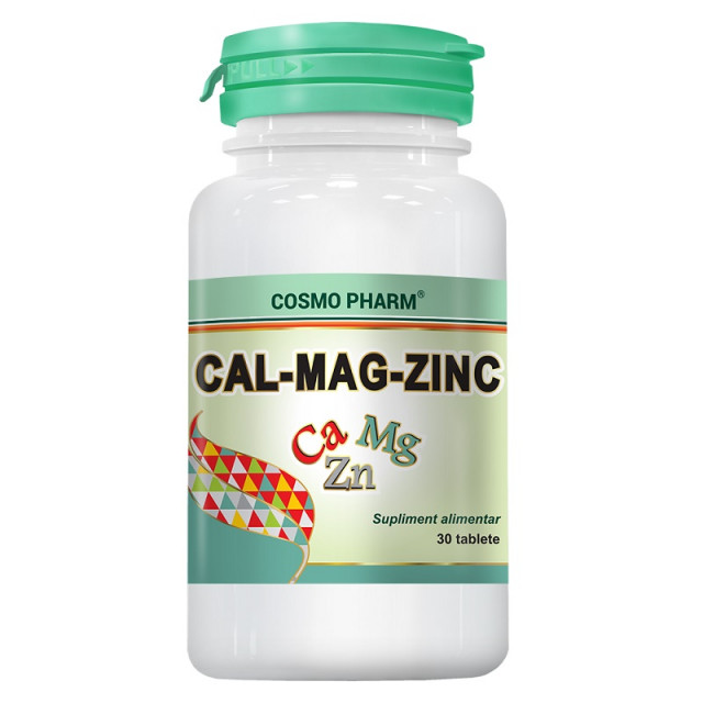 Cal-Mag-Zinc - 30 cpr, Pret: 22.66