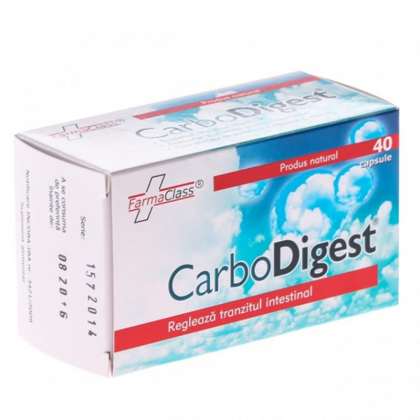 Carbodigest - 40 cps, Pret: 18,88 RON