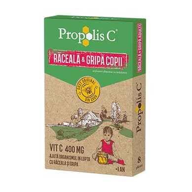 Propolis C Raceala & Gripa Copii - 8 dz, Pret: 19,64 RON
