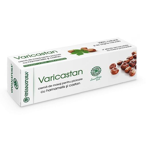 Varicastan crema pentru masajul picioarelor - 75 ml Vivanatura, Pret ...