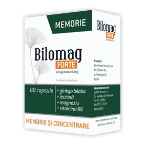 Bilomag Forte Memorie - 60 cps, Pret: 50,36 RON
