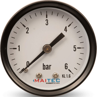 Manometar 0- 6 bara Aksijalni