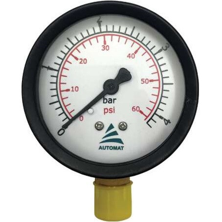 Manometar 0 - 7 bara - 1/4"