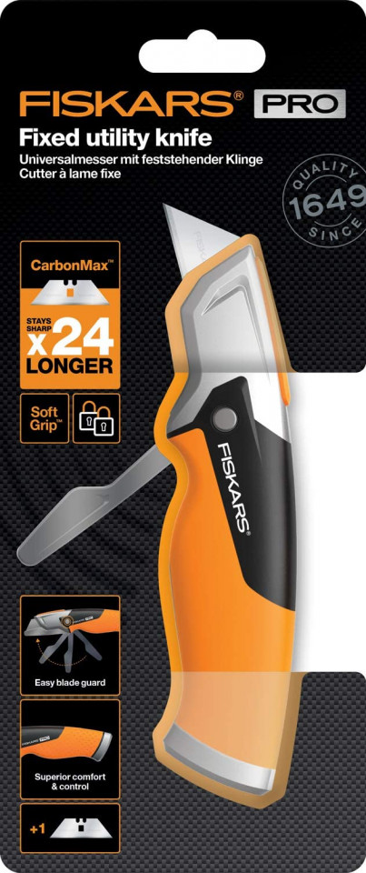 Skalper 18cm CarbonMax FISKARS