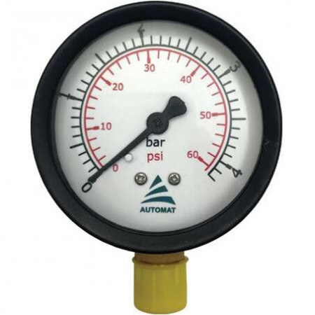 Manometar 0 - 7 bara - 1/4"