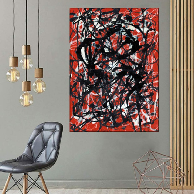 Tablou Canvas Jackson Pollock Free Form ARJP1