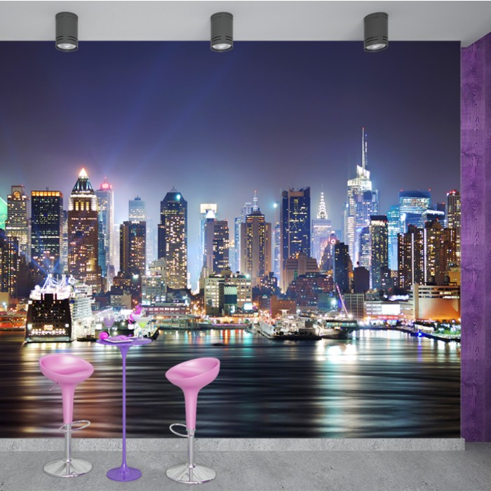 Fototapet Oras Noaptea, New York TUSA42