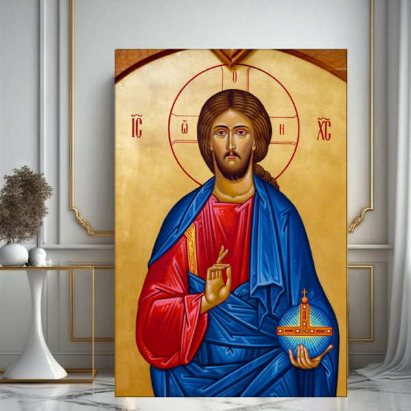 Tablou Canvas Iisus Hristos Mântuitorul ICR32