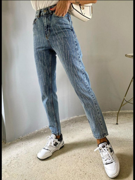 Jeansi Talie Inalta Barbie