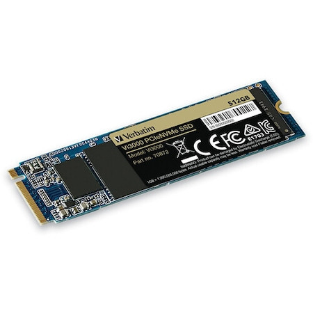 Solid State Drive (SSD) Verbatim Vi3000, 512GB, PCIe Gen.3 NVMe, M.2, Multicolor