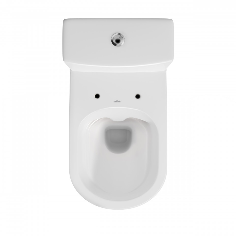 Set wc stativ compact Cersanit City CleanOn cu rezervor si capac slim ...