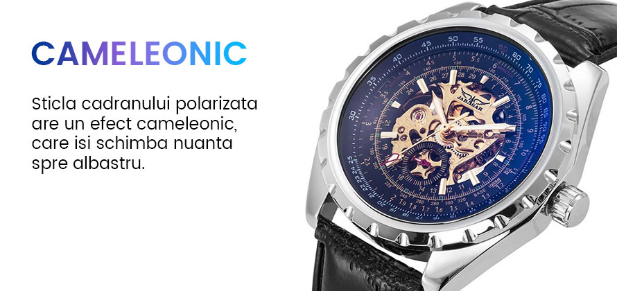 Ceas mecanic full Tehnologie J001 | Ceasuri mecanice pentru femei si ...