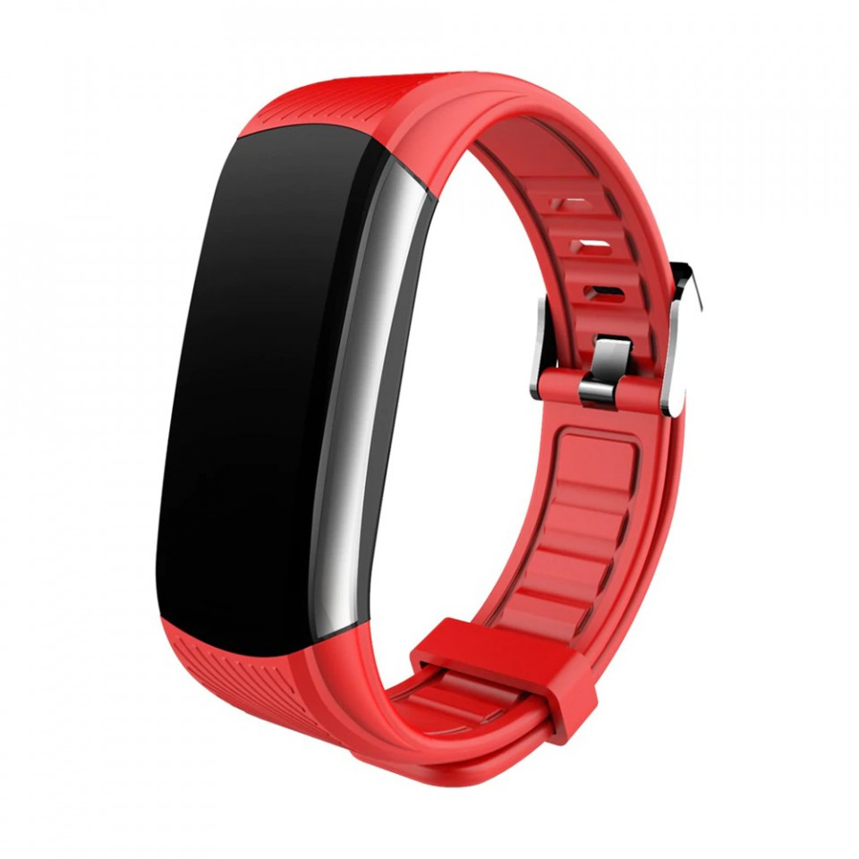 Ceas Sport Smart Fitness Tracker Smartwatch C6T, Rosu | Ceasuri ...