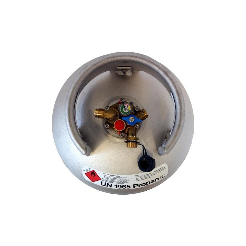 Rezervor GPL reincarcabil, din aluminiu cu multivalva si indicator ...