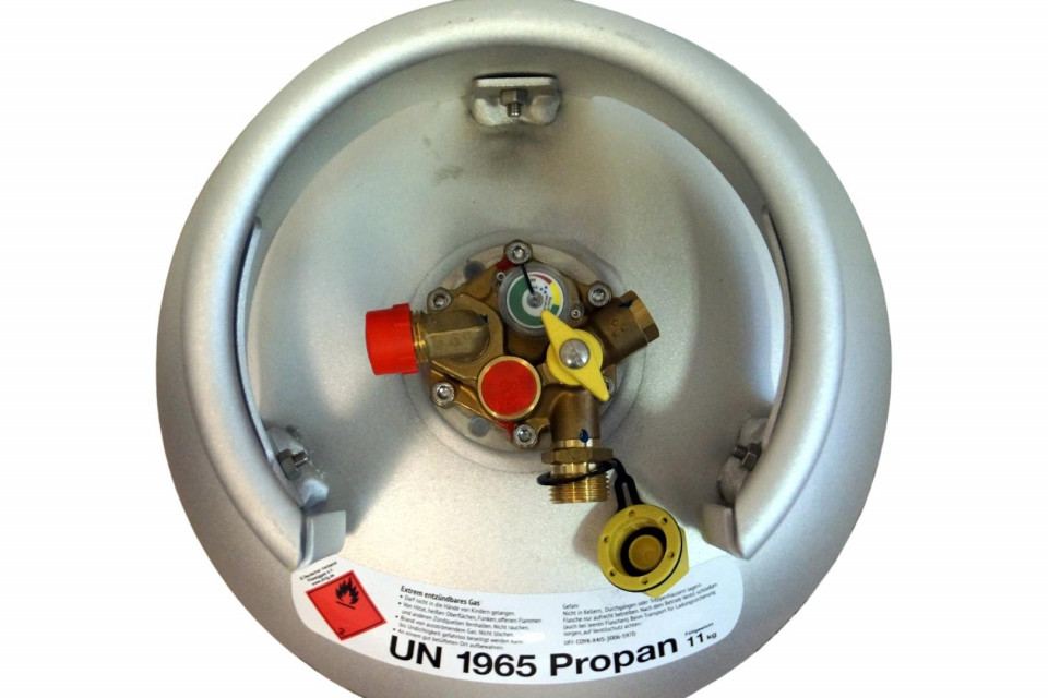 Rezervor GPL din aluminiu, reincarcabil cu multivalva si indicator ...