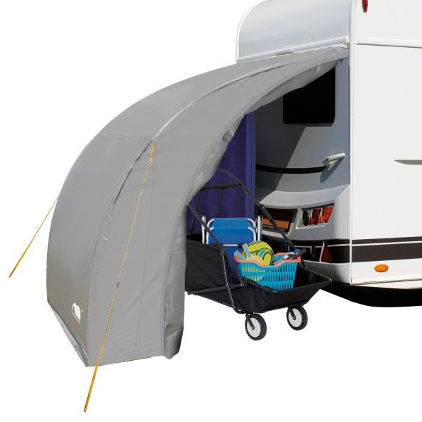 Cort pentru depozitare cu tendon pentru atasare la rulota, 170 x 190 cm