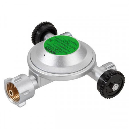Regulator de presiune gaz cu 2 iesiri, butelie model Germania 50 mbar