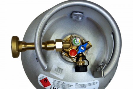 Rezervor GPL din aluminiu, reincarcabil cu multivalva si indicator ...