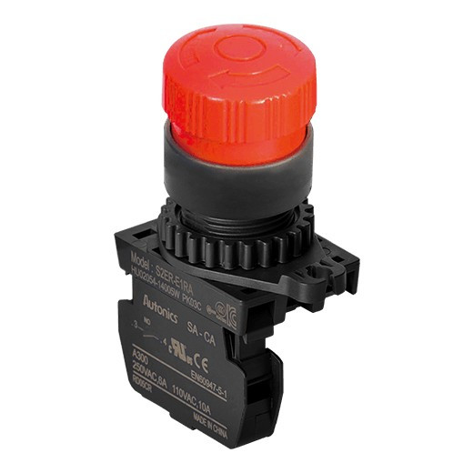 Taster sve stop S2ER-E1RA, 1NO zaokretni, 30mm, ugradnja na fi22mm, 6A ...