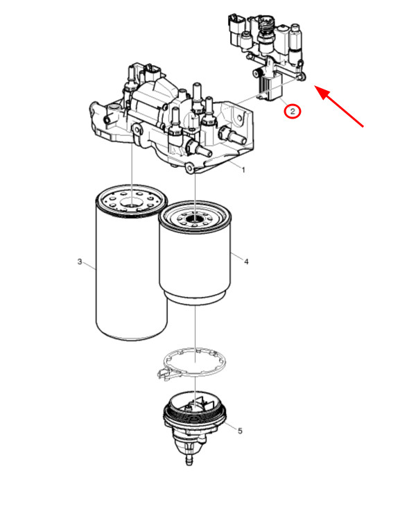 Modul de comanda pompa combustibil Volvo