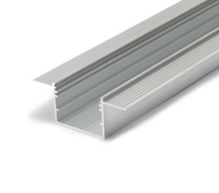 Profil LED încastrat VARIO 30-05, aluminiu neanodizat, lungime 2m