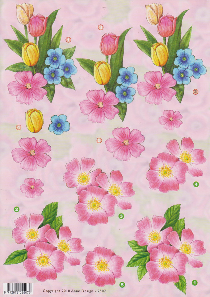 Anne Design knipvel bloemen 2507 (Locatie: 2561)