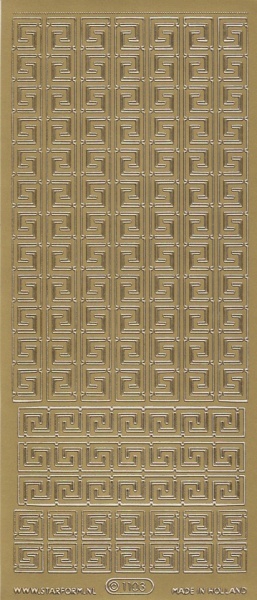 Starform sticker rand goud 1103 (Locatie: ZZ129)