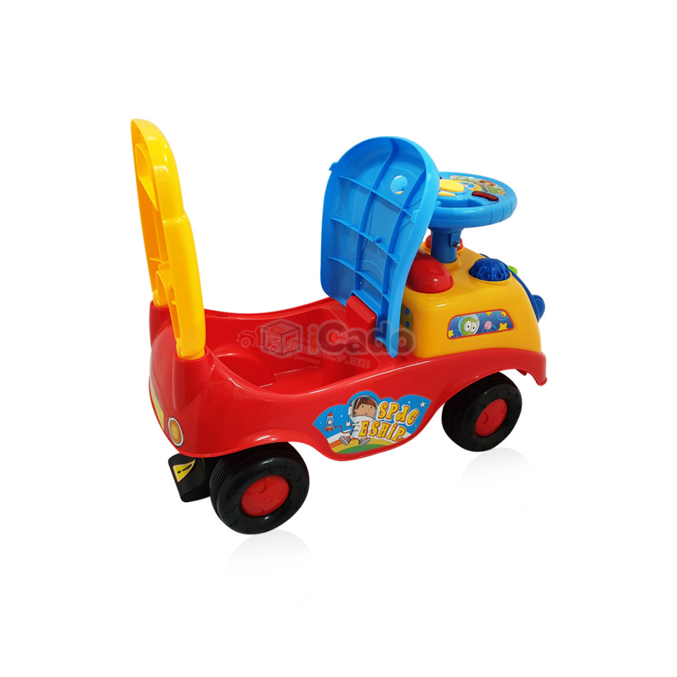 Mașină fără pedale roșie Time Scooter