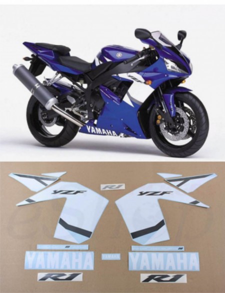 Set stickere moto Yamaha YZF R1 2002-2003