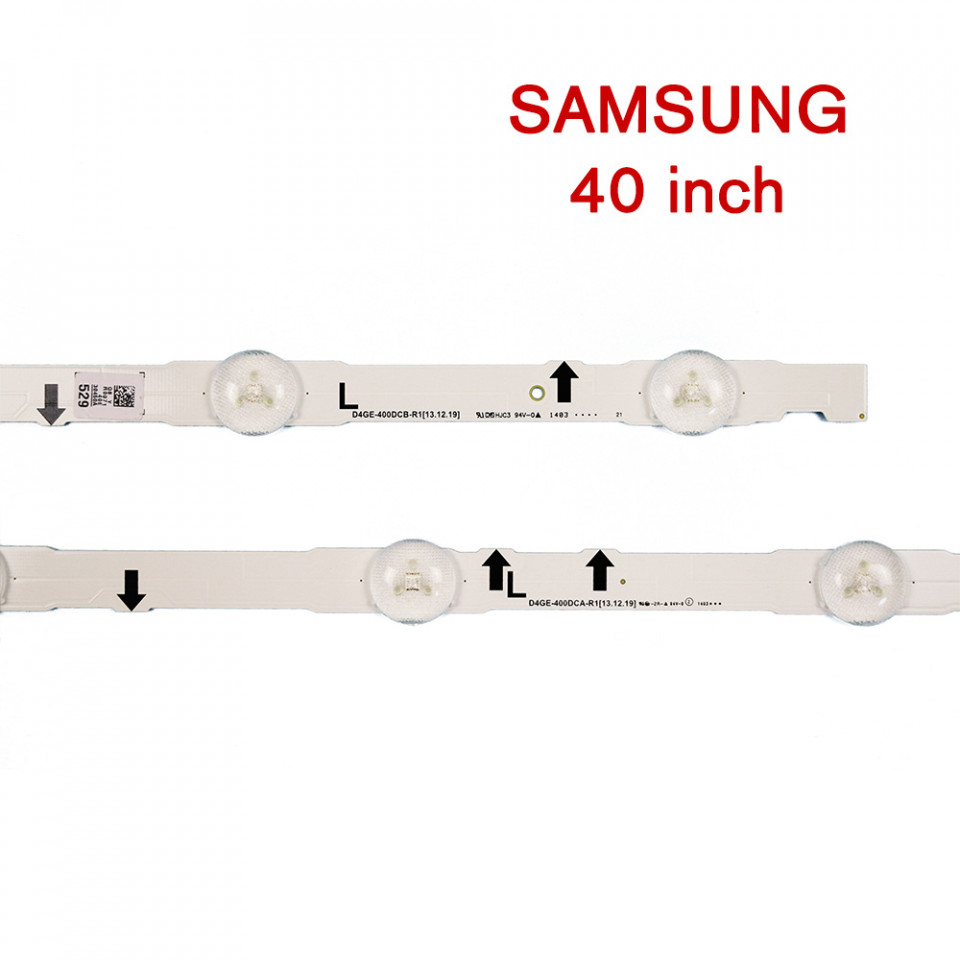 Set barete led Samsung 40 inch UE40H6400, UE40H5030AW D4GE-400DCA-R2 D4GE-400DCB-R2 5 barete x ...