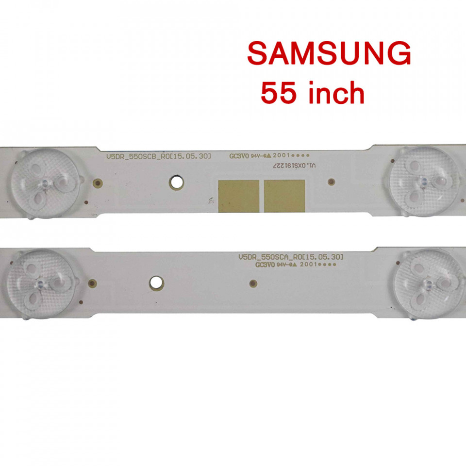 Set barete led Samsung 55 inch UE55JU6870UXZG, UE55JU6870UXXN V5DR ...