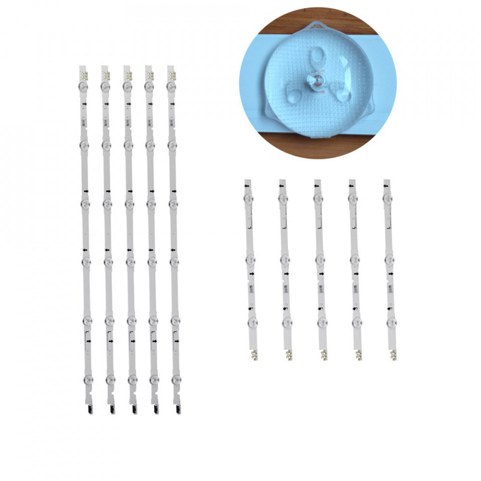 Set barete led TV Samsung 48 inch, 48H, D4GE-480DCA-R3, 6 barete 6 ...