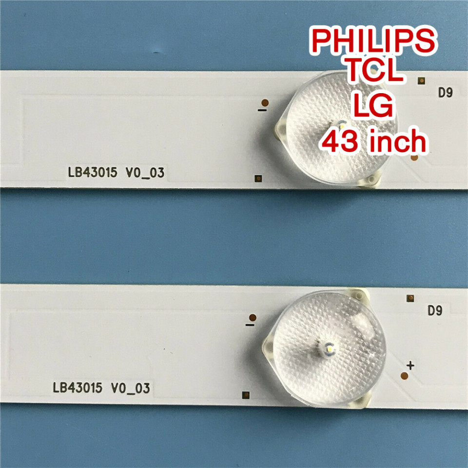 Set barete led tv Philips, LG, TCL 43 inch LB43015 V0_03, 5 barete cu ...