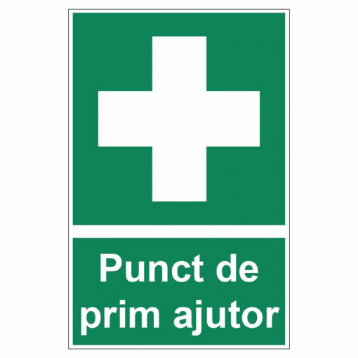 Sticker indicator Punct de prim ajutor