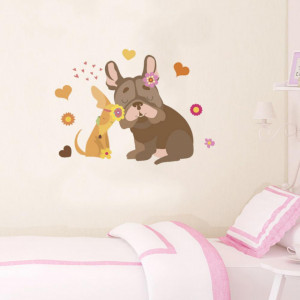 Sticker perete Tabla de scris animale