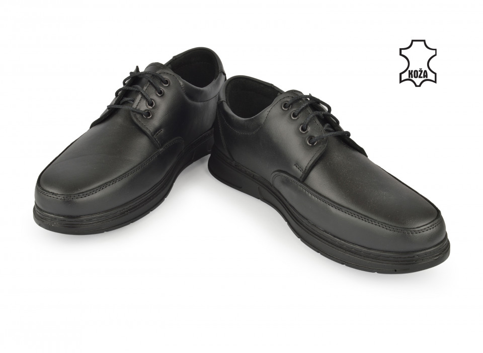 Kožne muške cipele 670009CR crne