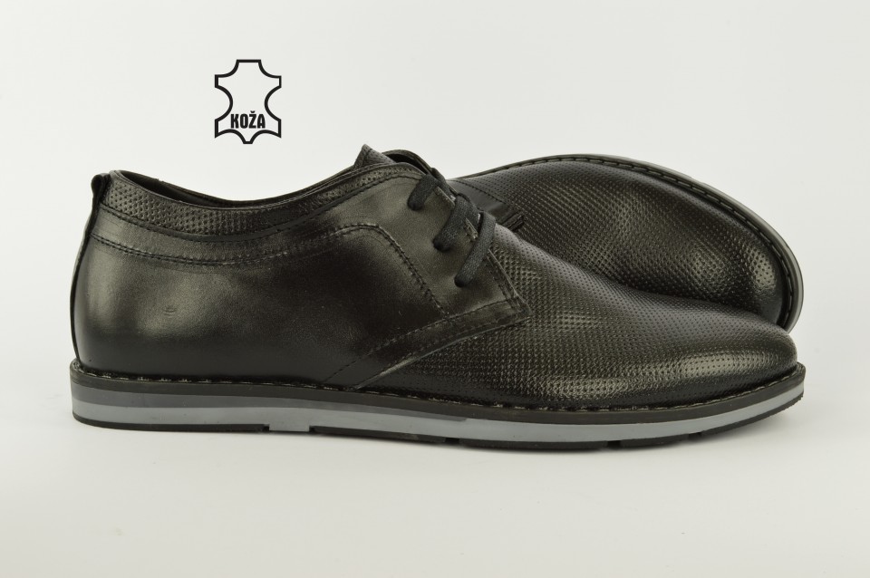 Kožne muške cipele 464 crne