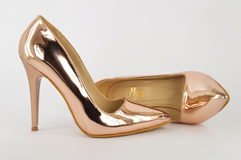 Ženske cipele na štiklu - Salonke 5010-R roze