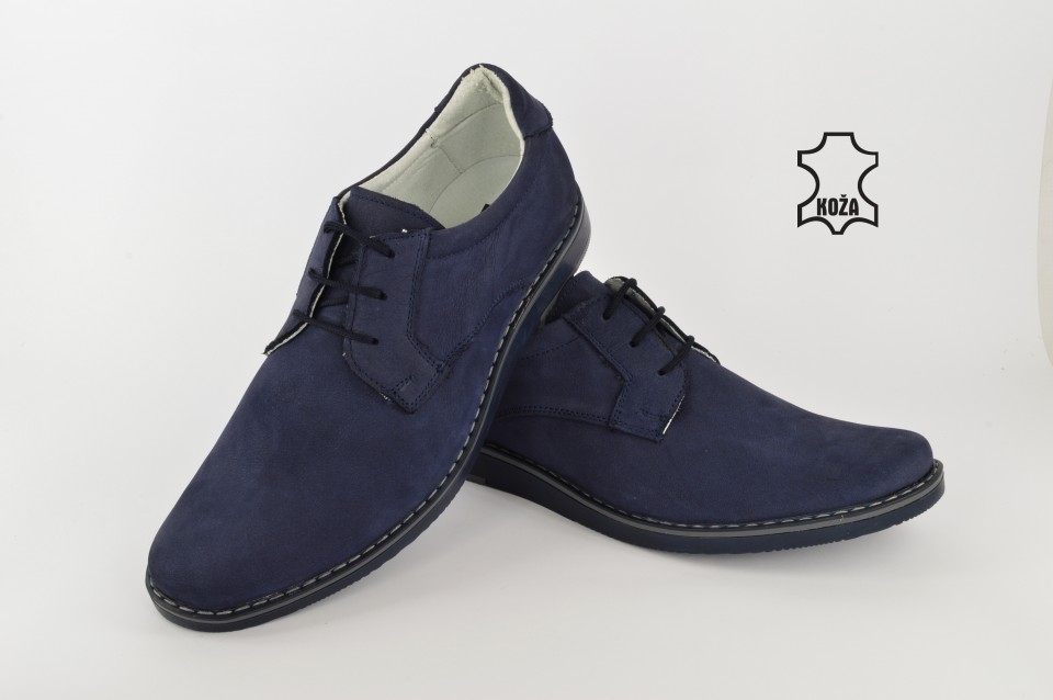 Kožne muške cipele 275-P plave