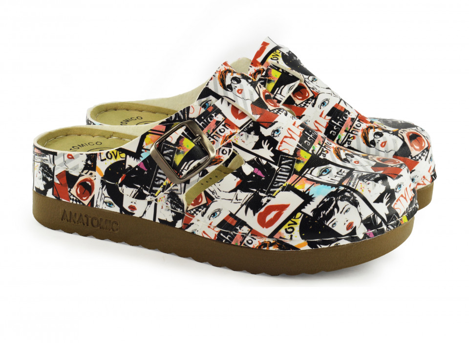 Ženske papuče - Klompe 154030SH šarene