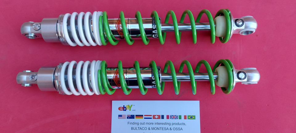 SHOCKS OSSA MICK ANDREWS OSSA MAR GAS SHOCKS ALUMINUM